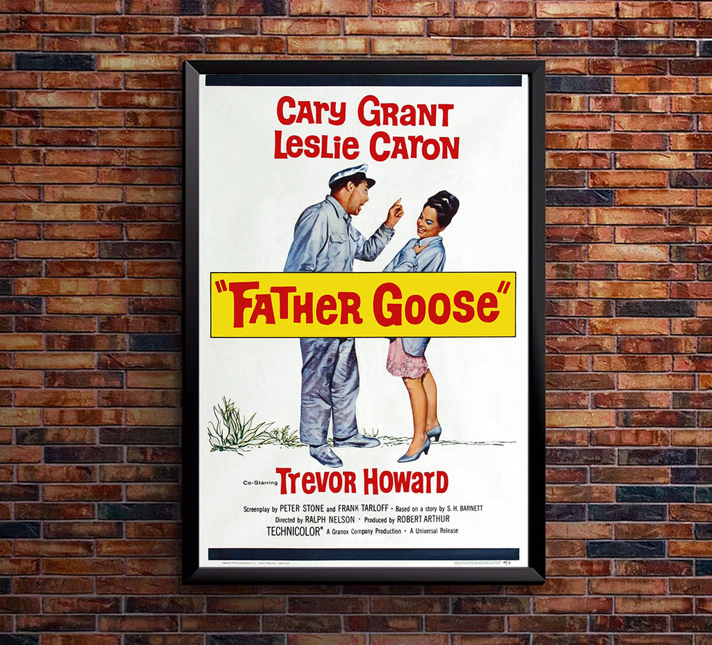 Father Goose 1964 - Cary Grant - US - Classic Movie Poster – Lost Island Trading Company