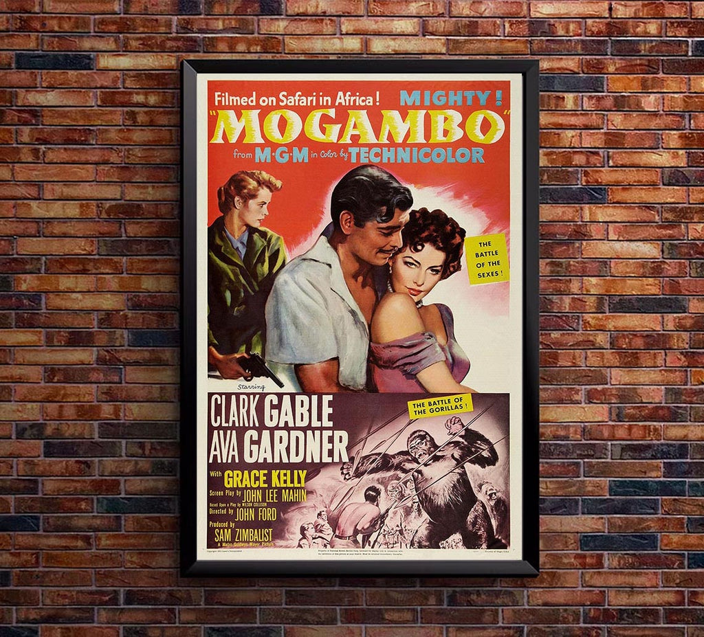 Mogambo 1953 – Vintage Classic Movie Poster – Lost Island Trading Company