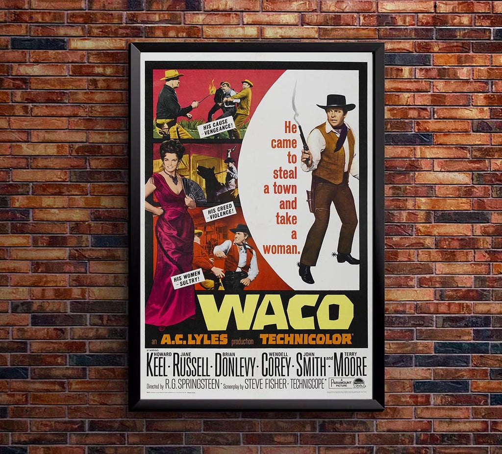 Waco 1966 - Vintage Classic Movie Poster – Lost Island Trading Company