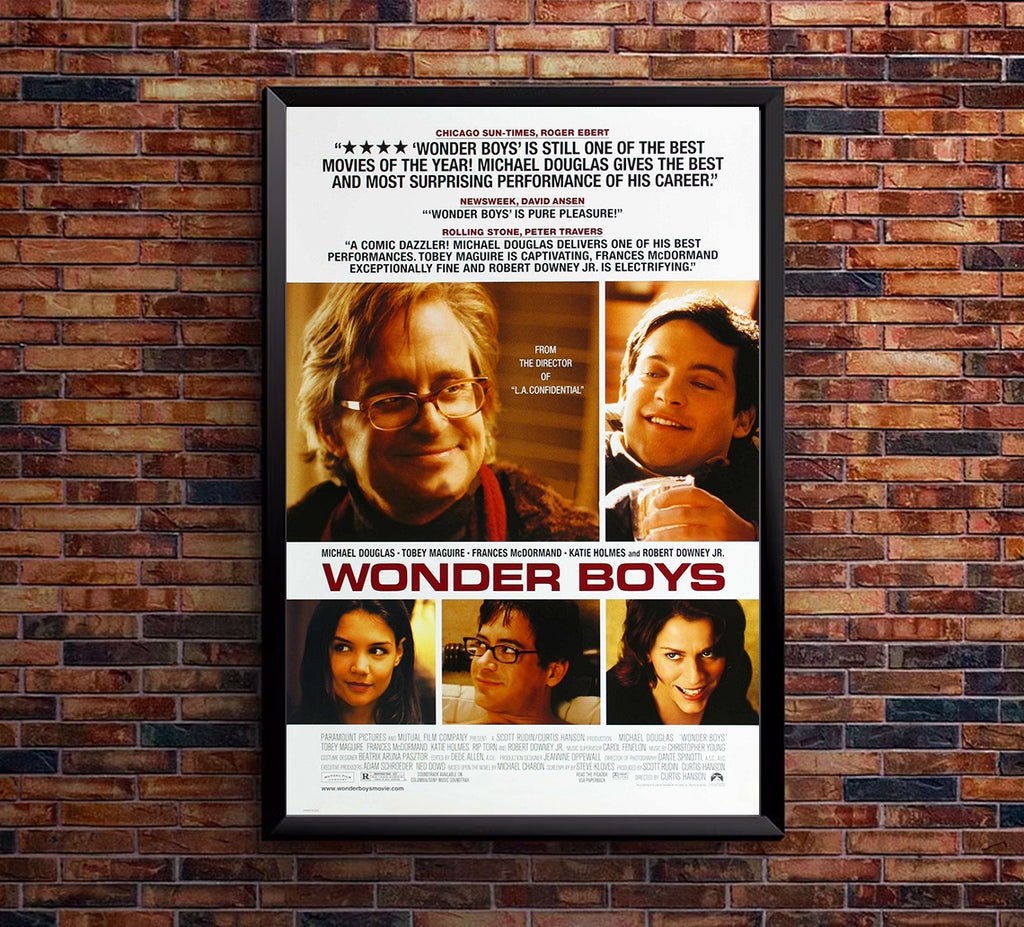 Wonder Boys 2000 - Michael Douglas - US - Classic Movie Poster – Lost ...