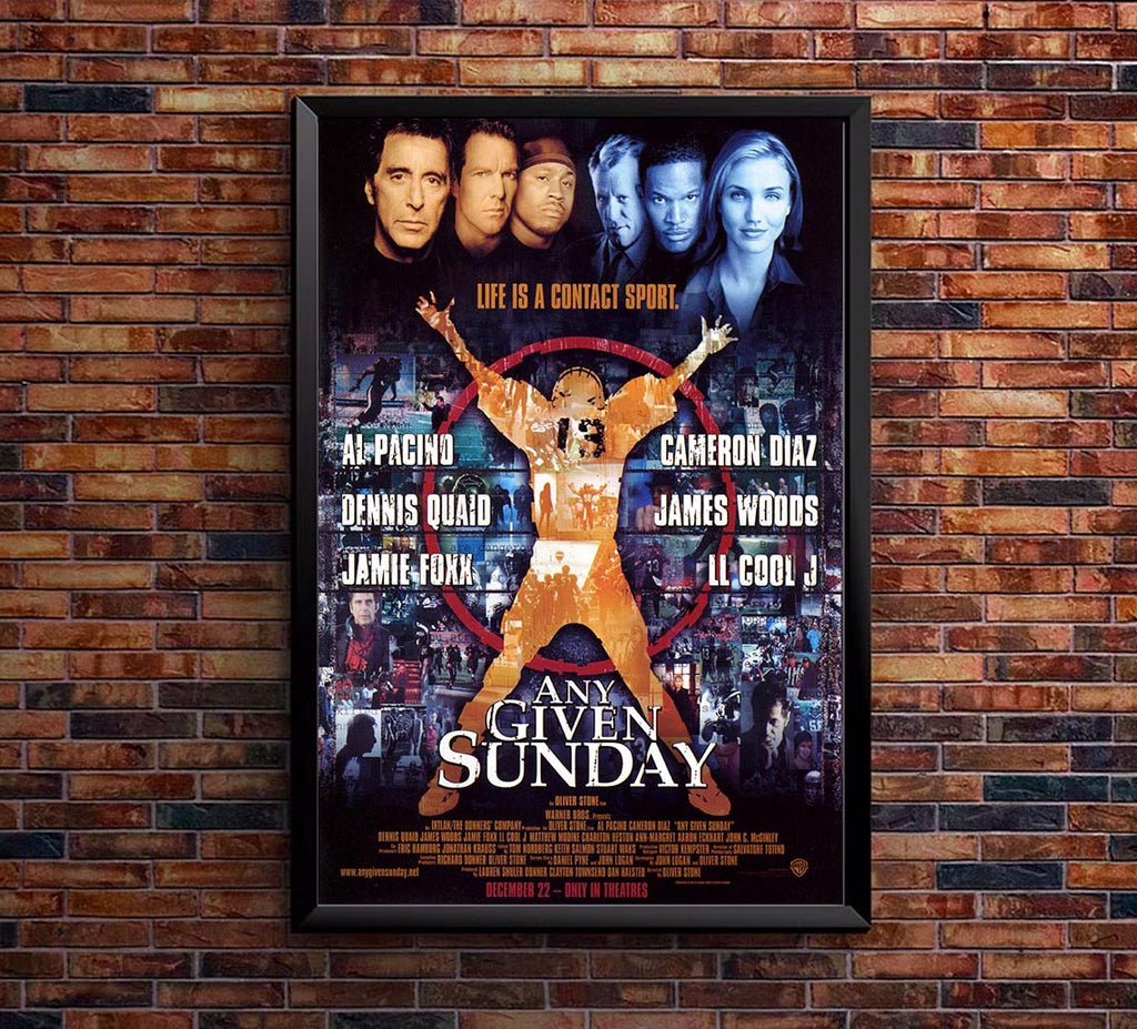 Any Given Sunday 1999 11x17 - Vintage Classic Movie Poster – Lost ...