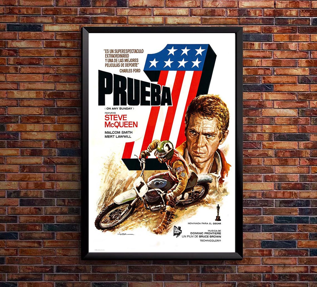 On Any Sunday 1971 - Spanish - Steve McQueen - Vintage Classic Movie P ...