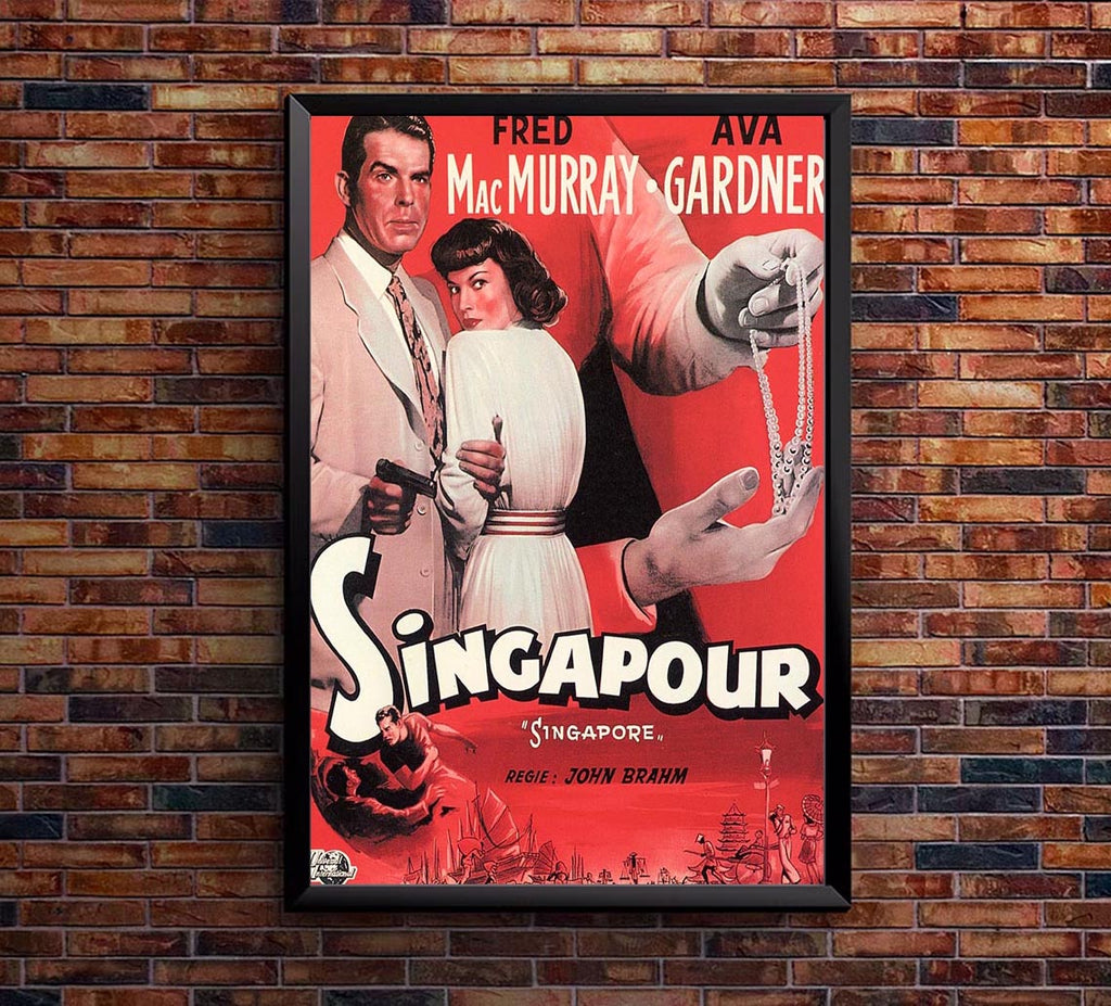 Singapore 1947 - Belgium – Vintage Classic Movie Poster – Lost Island ...