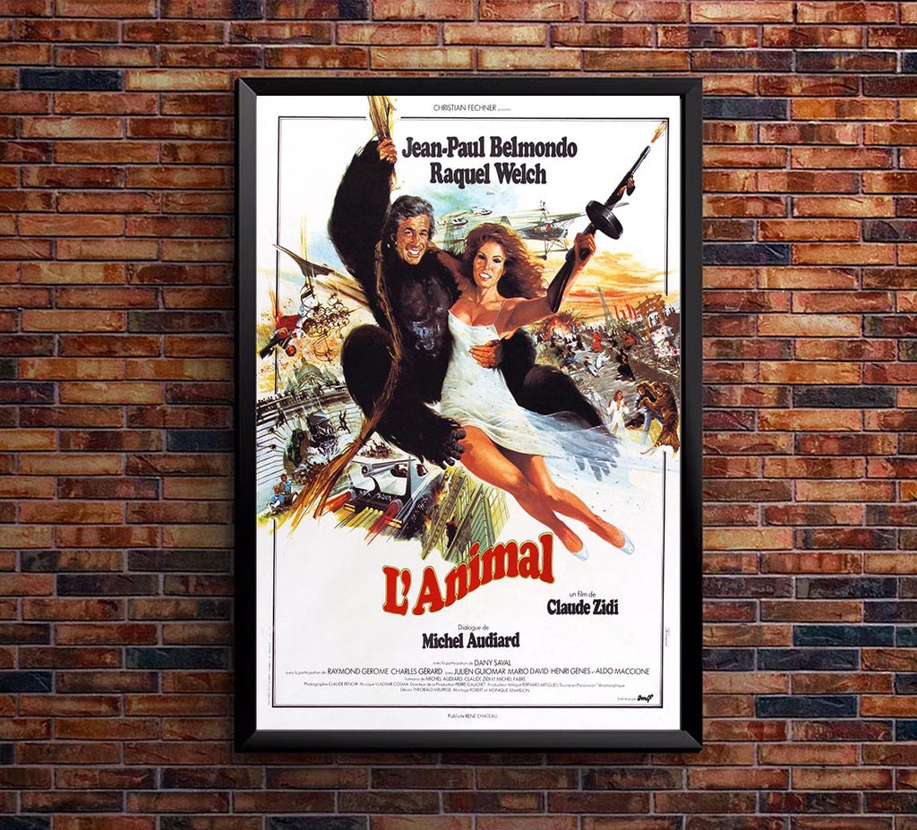 The Animal 1977 - French - Raquel Welch - Classic Movie Poster – Lost ...