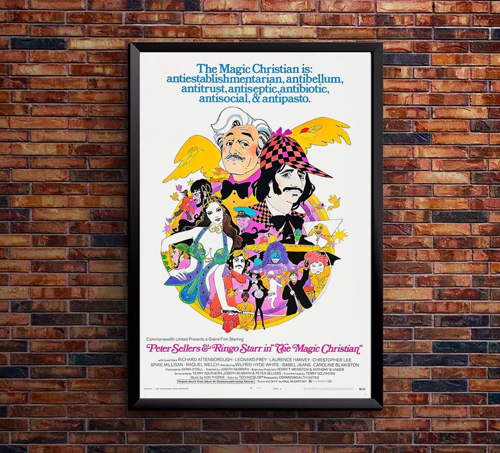 The Magic Christian 1969 - Raquel Welch - Classic Movie Poster – Lost ...
