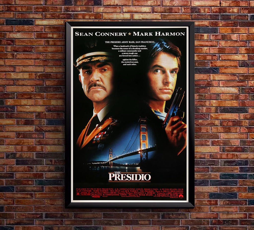 The Presidio 1988 - Sean Connery - Vintage Classic Movie Poster – Lost ...