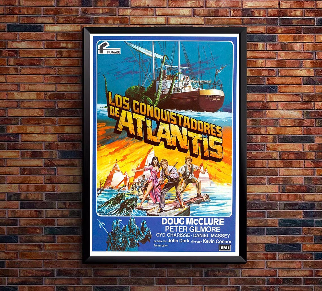 Warlords of Atlantis 1978 - Spanish - Vintage Horror Classic Movie Pos ...