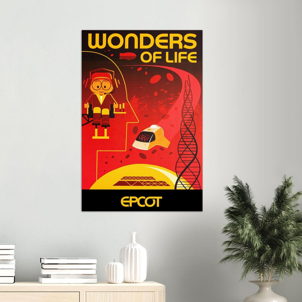 Disney Epcot Center Attraction Poster - Wonders of Life- Disney World ...